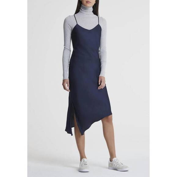 Ag Adriano Goldschmied | Dresses | New Ag Jeans Scarlett Dress In Navy ...